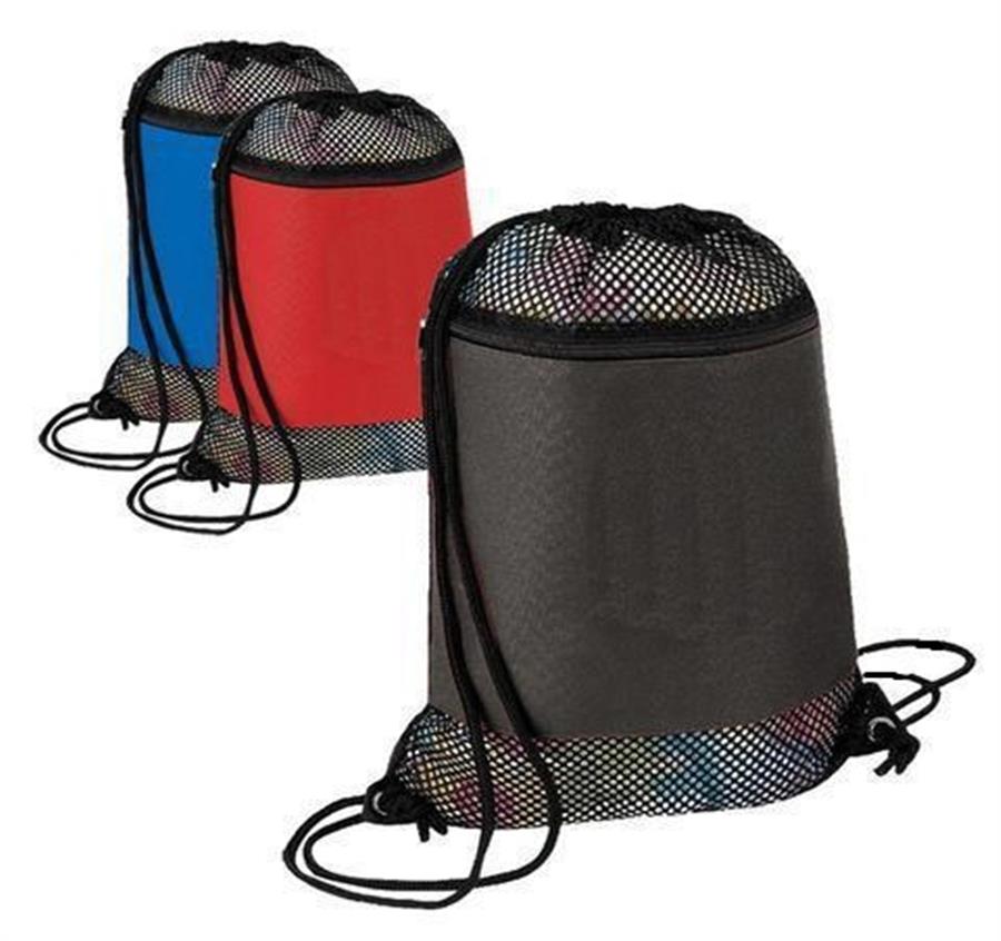 Nylon Drawstring Mesh Tote Bag