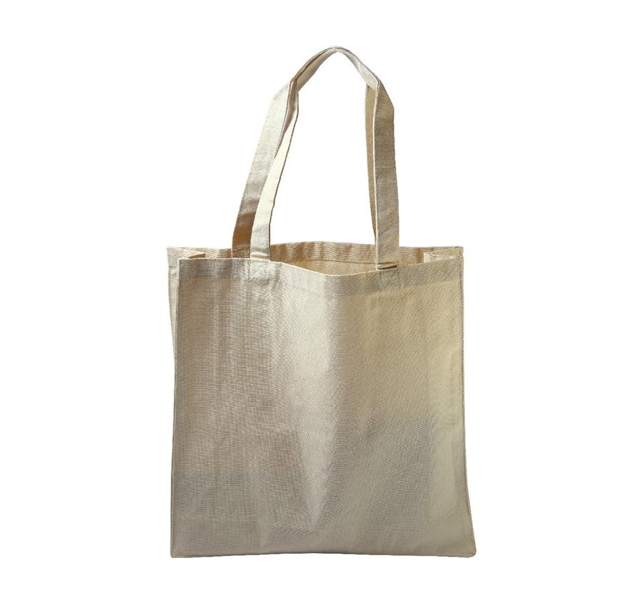 Canvas Shopper with Canvas Handles - Clearance