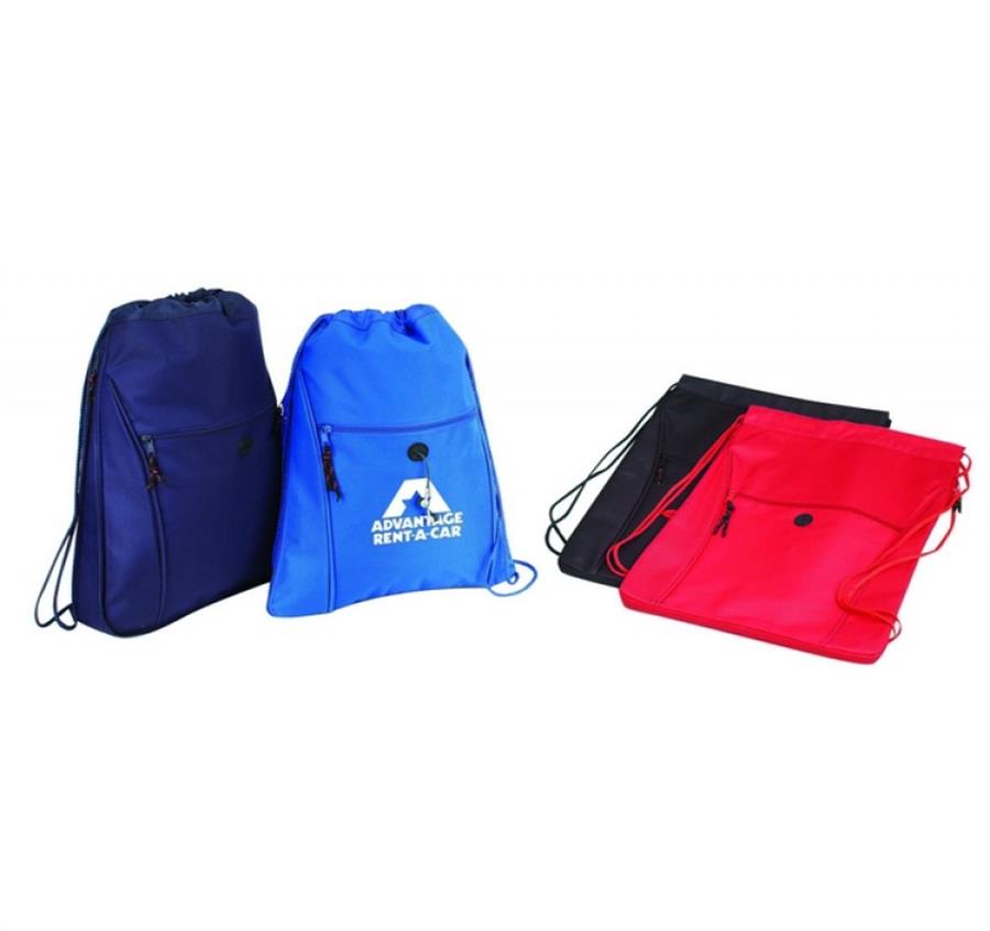 Expandable Drawstring Tote Bag